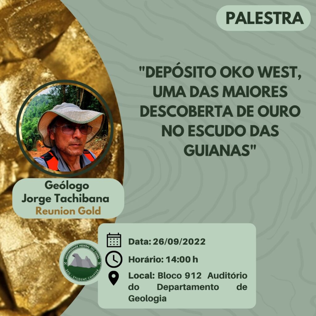 Palestra: “Oko West, uma das maiores descoberta de ouro no escudo das ...